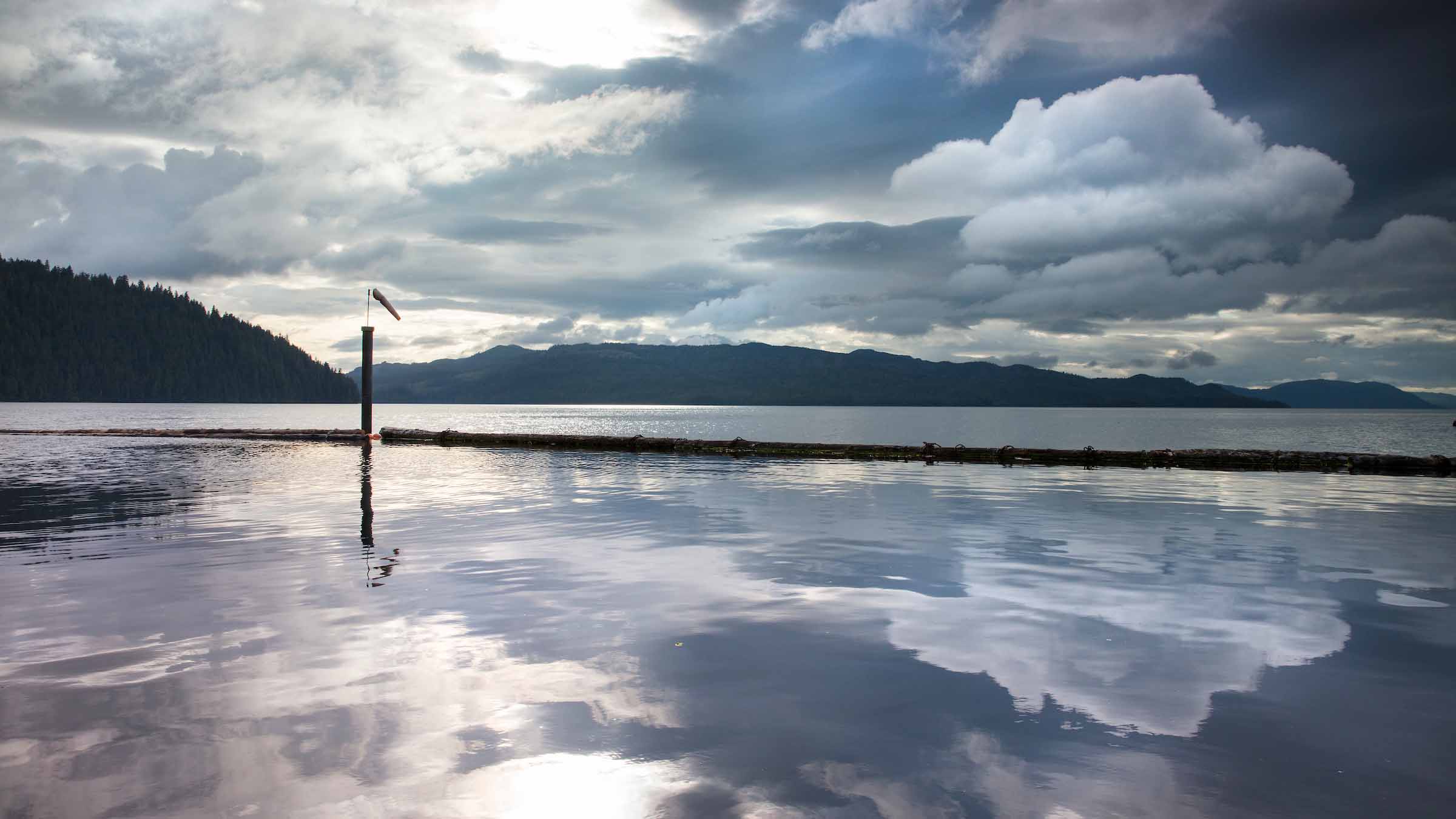 Map of Waterfall Resort in Southeast Alaska